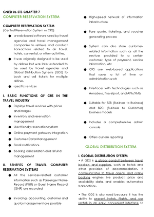 Sir rico assessment record - Bachelor of Science in International ...