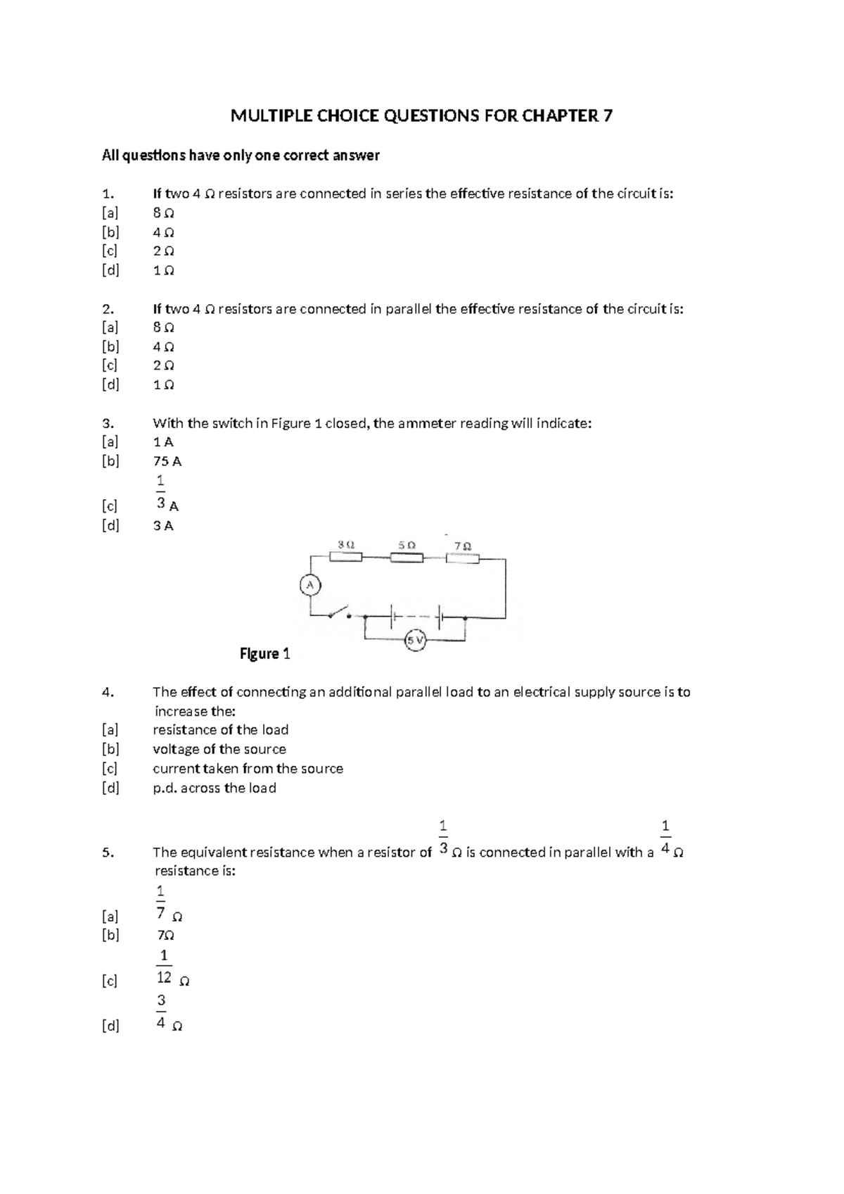 6 eandepandt 6th ed m ch chap 7 - MULTIPLE CHOICE QUESTIONS FOR CHAPTER ...