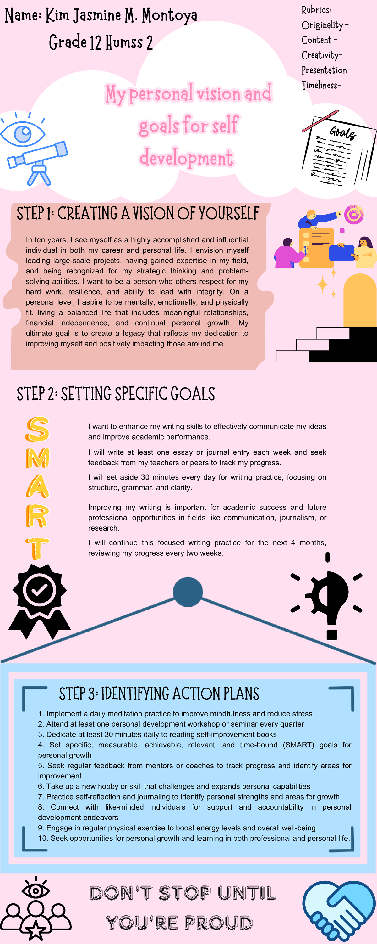 Pink Cute Girly How to Love Yourself Infographic 20241014 230621 0000 ...
