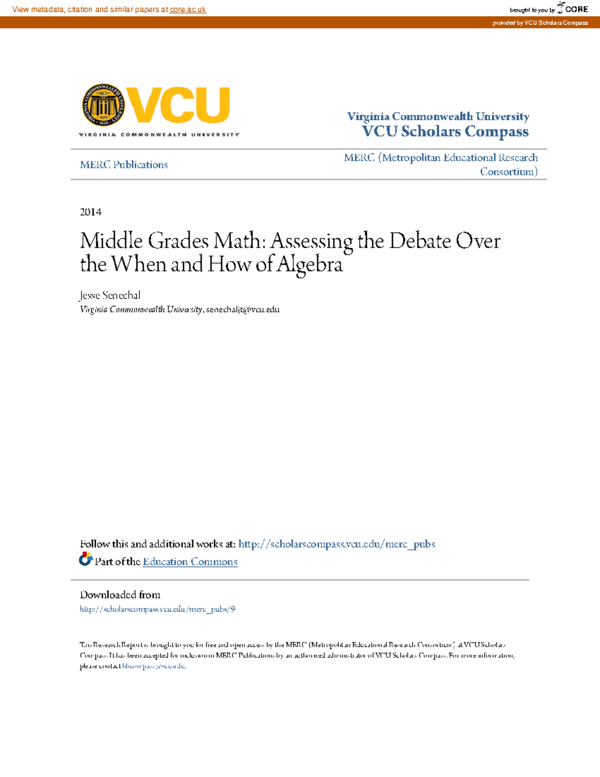 51295388 - Cours - Virginia Commonwealth University ####### VCU ...