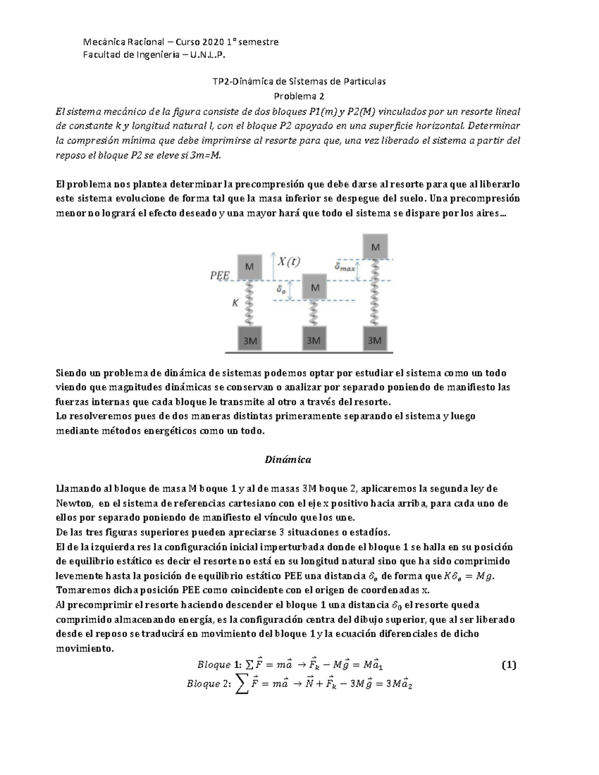 TP2-Prob2 precompresion Resueltos dinamica de la particula RESUELTO ...