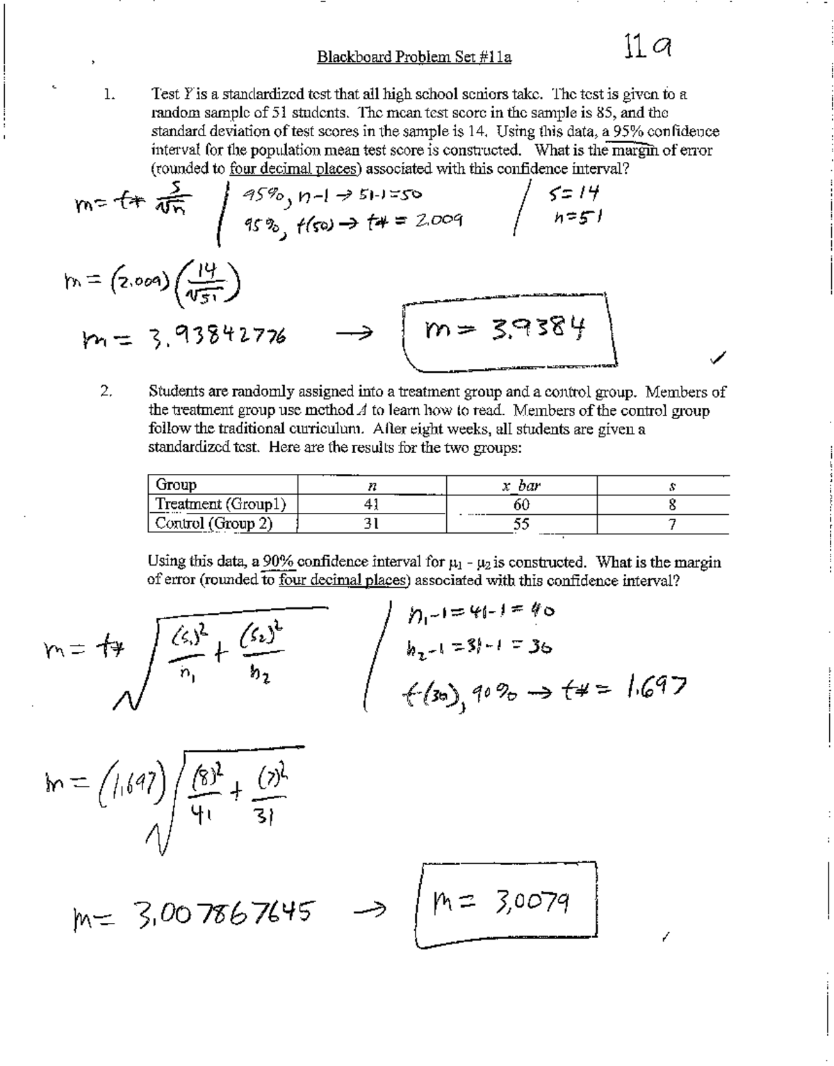 Bb ps11a solutions spring 13 - PAM 2100 - Studocu