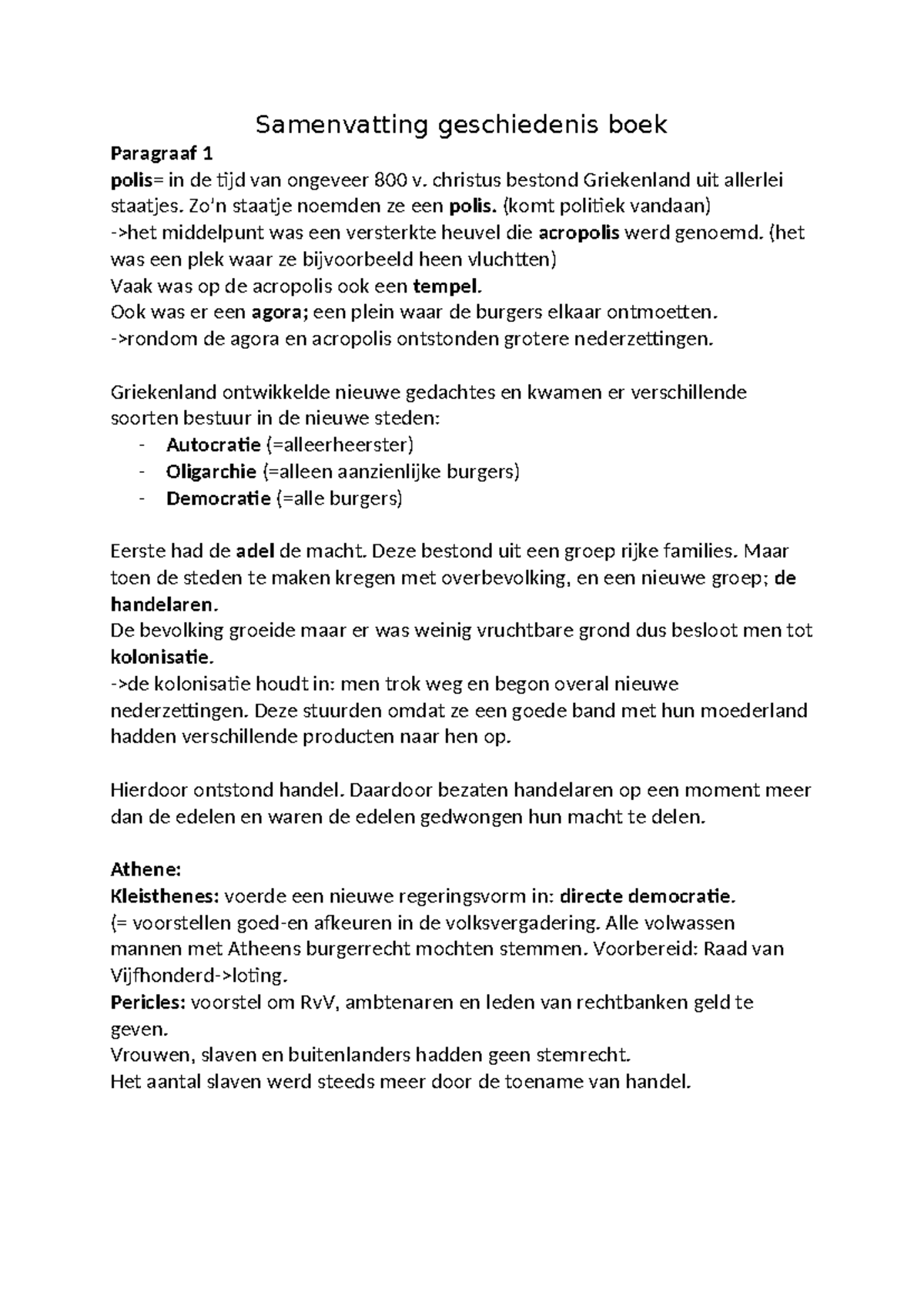 Samenvatting geschiedenis boek - Samenvatting geschiedenis boek ...