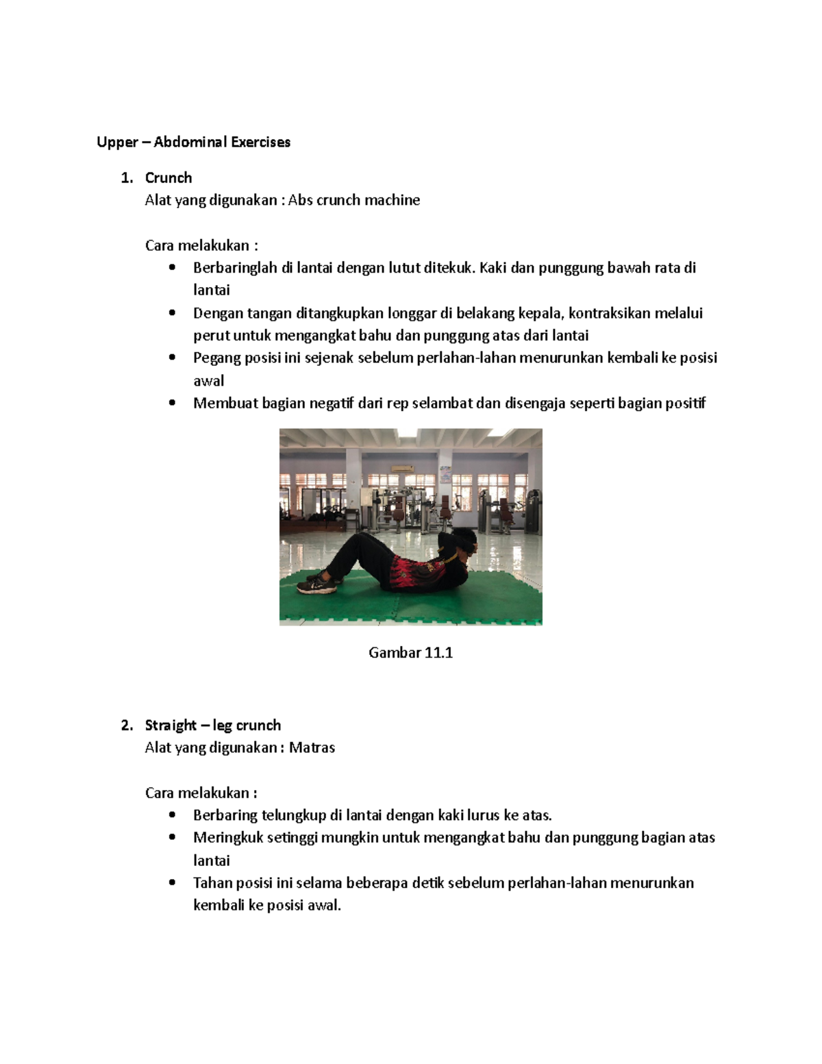 Upper – Abdominal Exercises - Upper – Abdominal Exercises Crunch Alat ...