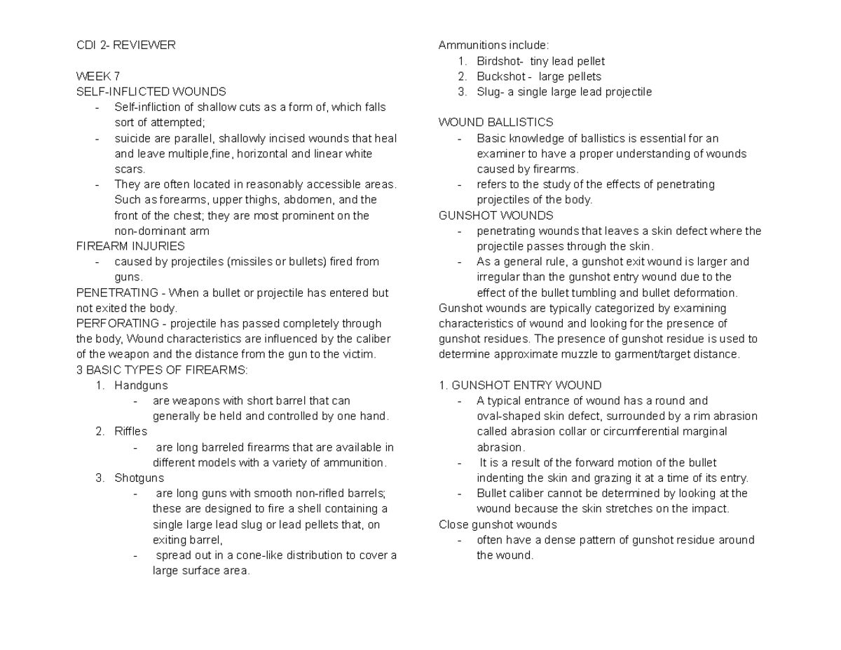 CDI 2- Reviewer(Midterm) BY GO, Genevieve - CDI 2- REVIEWER WEEK 7 SELF ...