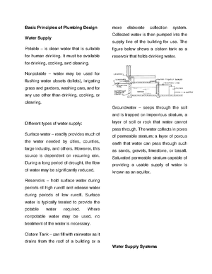 Building Water System and Design - The water supply system in a ...