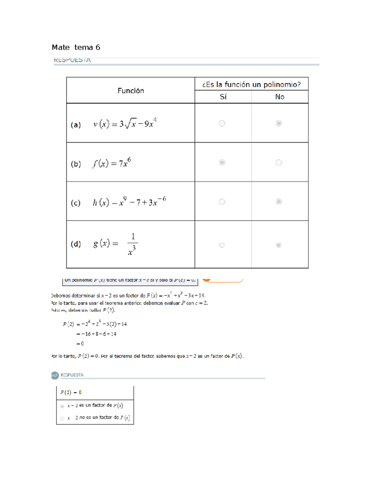 Mate tema 6 - Ejemplos de Aleks tema 6 - Mate tema 6 RESPUESTA la ...