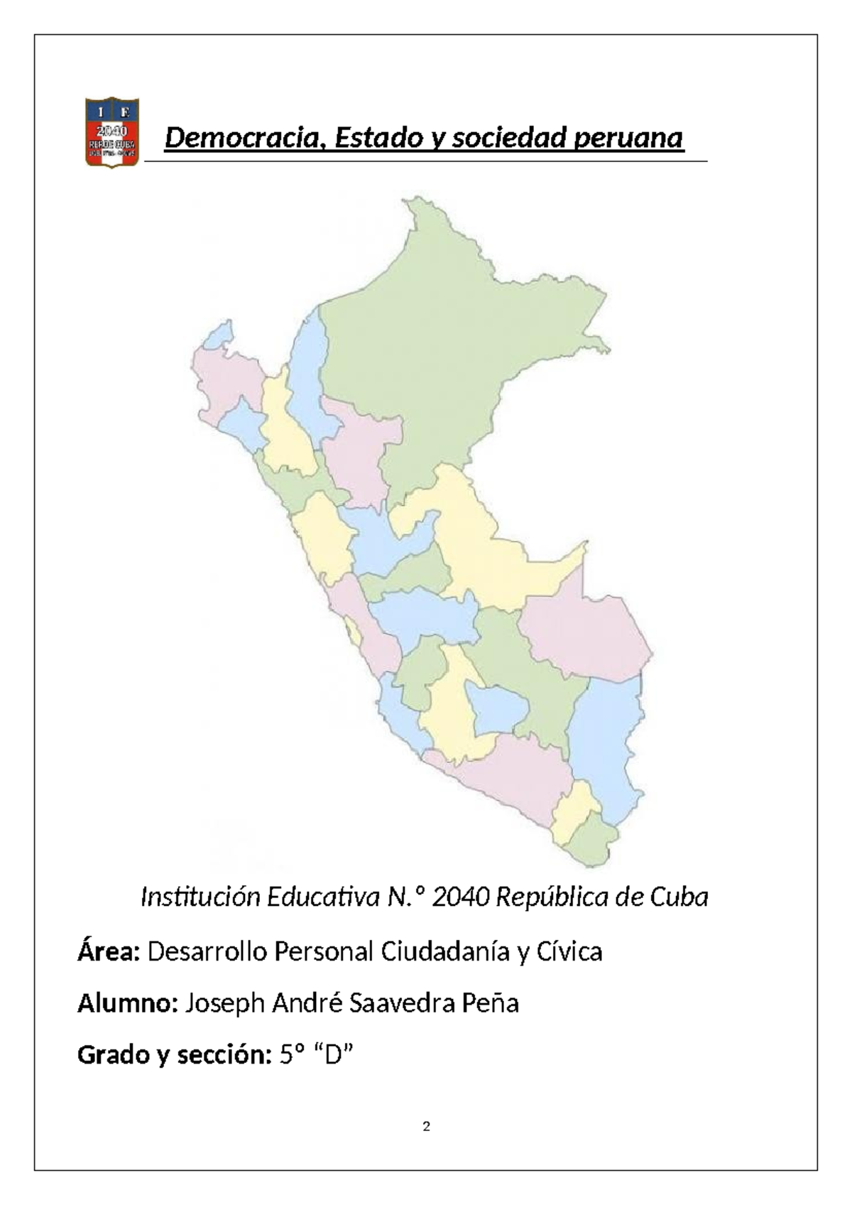 Democracia, Estado y sociedad peruana - Democracia, Estado y sociedad ...