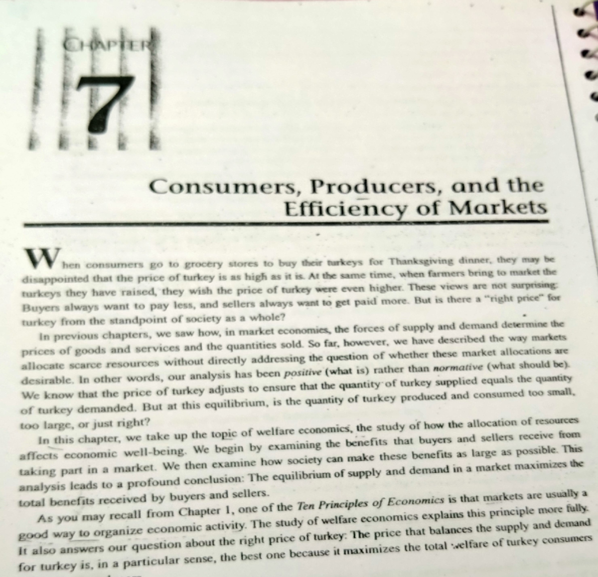 Ch-7, Consumers, Producers & Efficiency of markets - Paper 01 ...