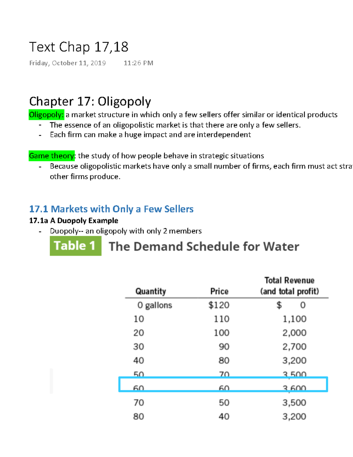 Summary Of Lecture And Book Content Of Chapter 17 18 Warning Tt Undefined Function 32
