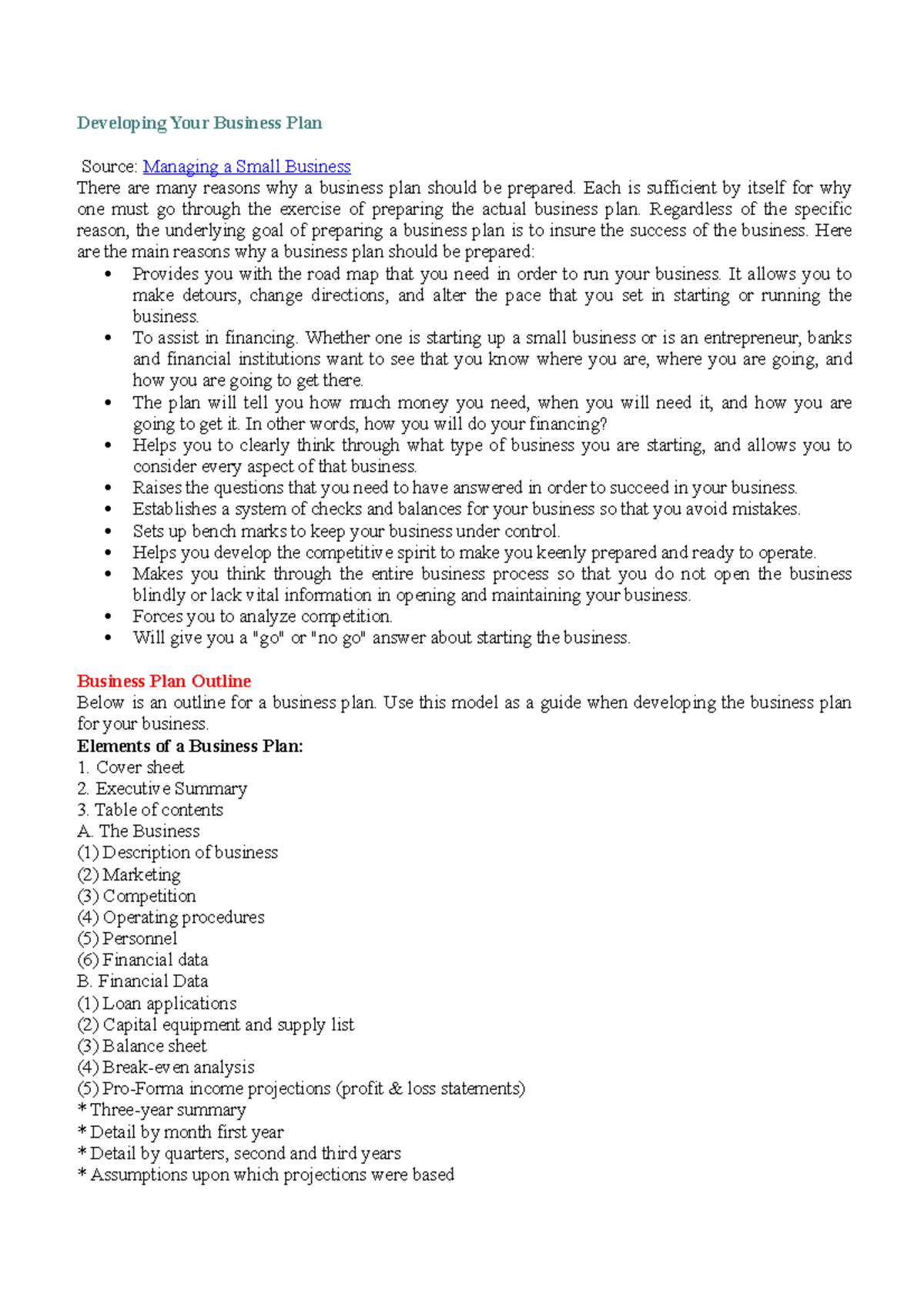 Business Plan DEVT Guide- fn wonderl slides about business plan ...