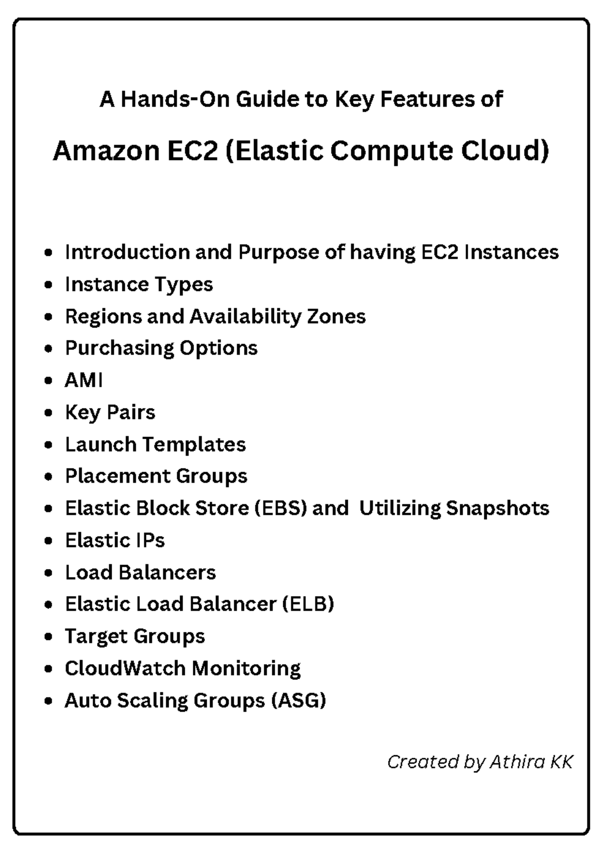 All about EC2 - Summary Handbook of Children's Rights - A Hands-On ...