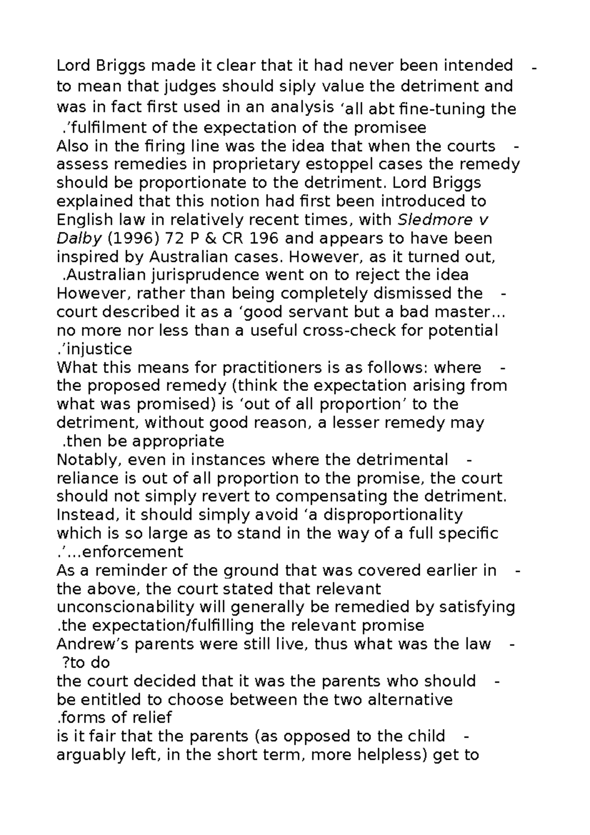 Further on Guest v Guest - Lord Briggs made it clear that it had never ...