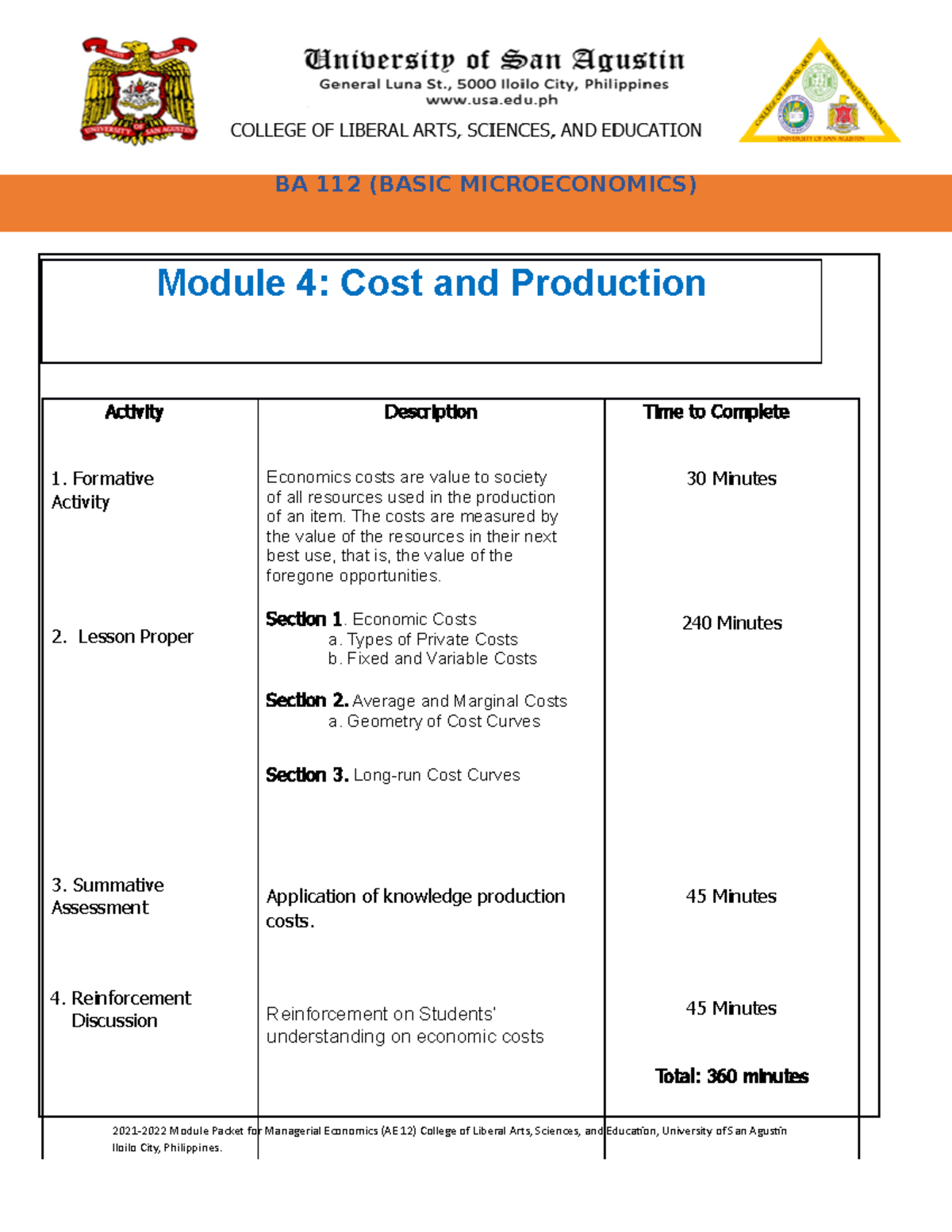 Module 4 in AE 11(7) - To understand deeper about the said topic and ...