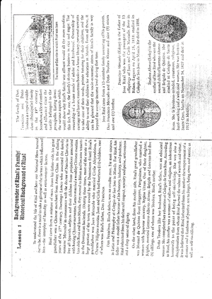 RIZAL BILL - LAUREL - Life and Works of Rizal - Studocu