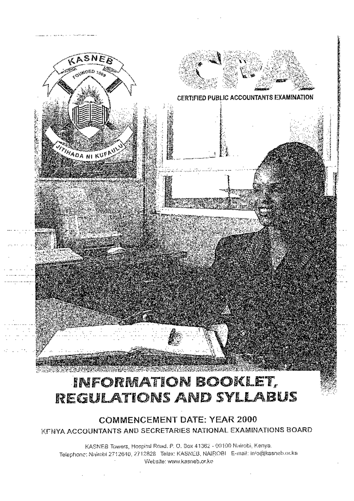CPA Detailed Syllabus 2010 - KASNEB 1969 CERTIFIED PUBLIC ACCOUNTANTS ...