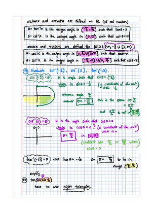 Calculus 1 notes 2 The Chain Rule, Derivatives, Implicit ...