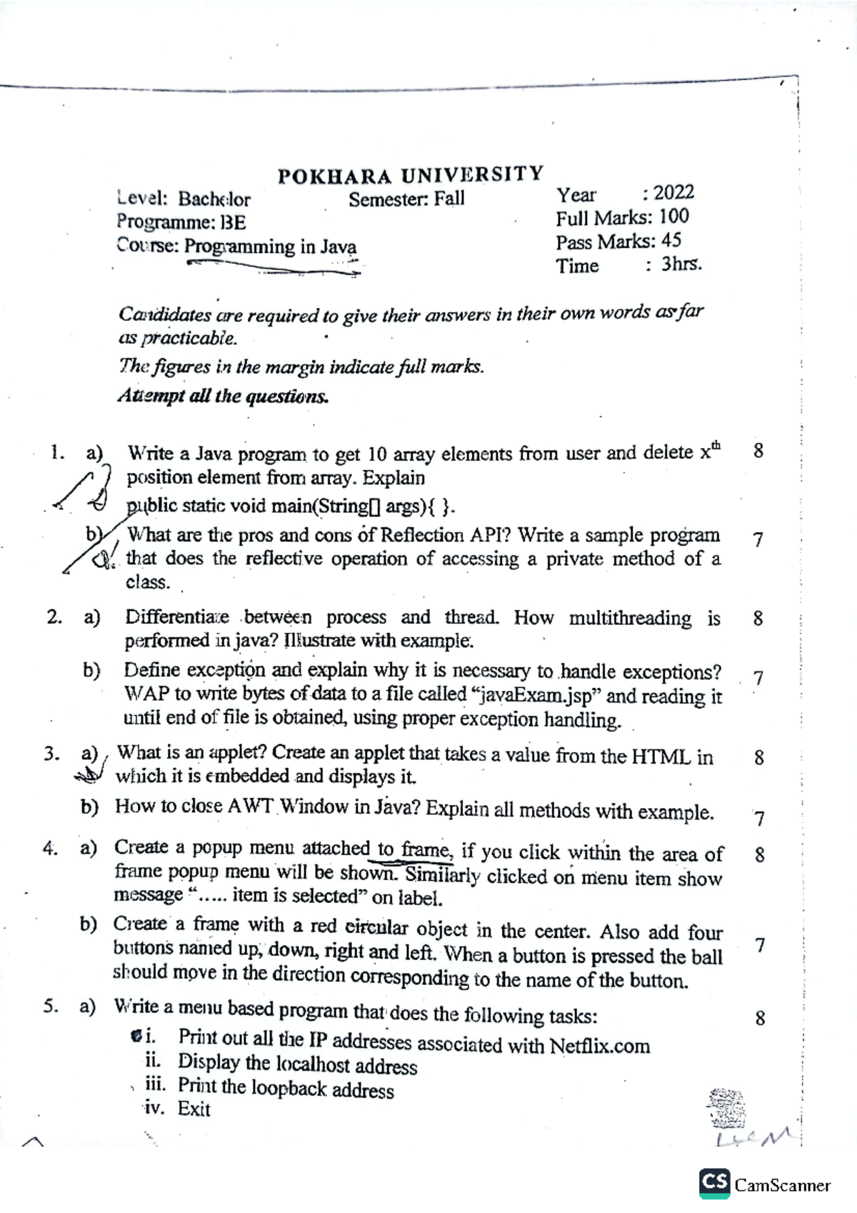 Past questions sem III - This is the question collection of third ...