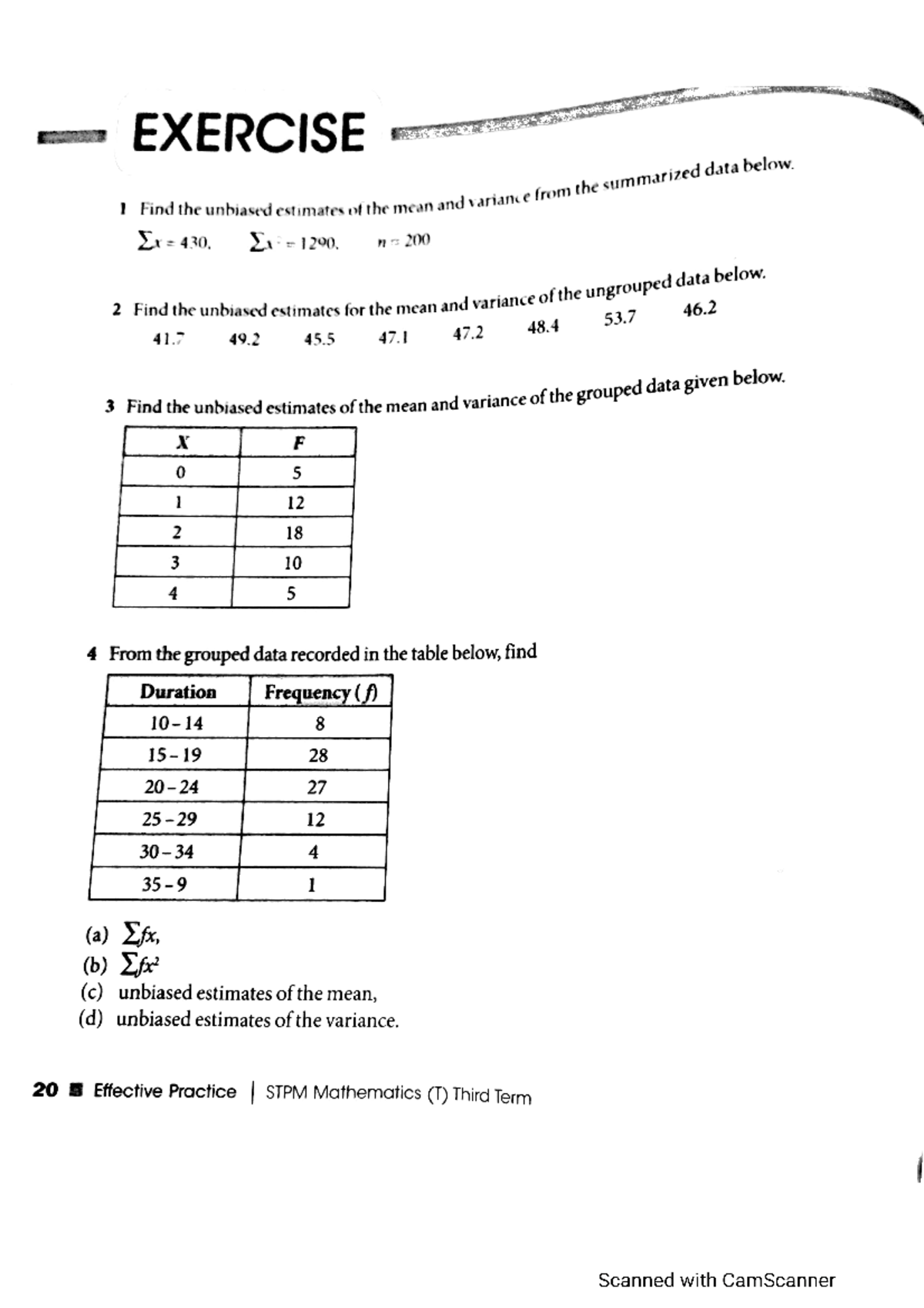 Chapter 16 - MATHS T LATIHAN - Maths T - Studocu