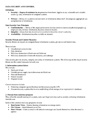 Emerging Trends in ICT - lecture notes - EMERGING TRENDS IN ICT Cloud ...