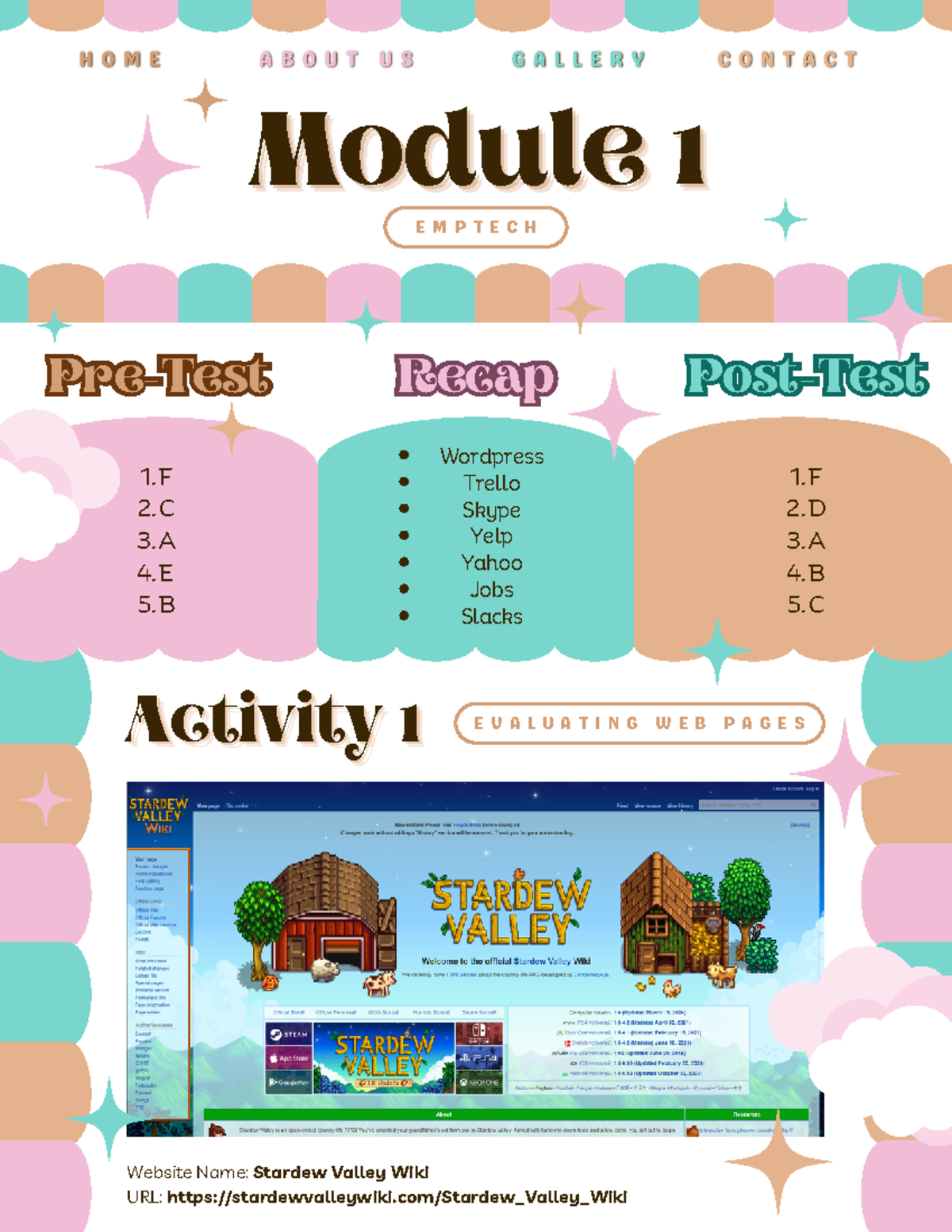 Maghanoy Mod 1 Emptech - Module 1 4th quarter - Module 1Module 1Module ...
