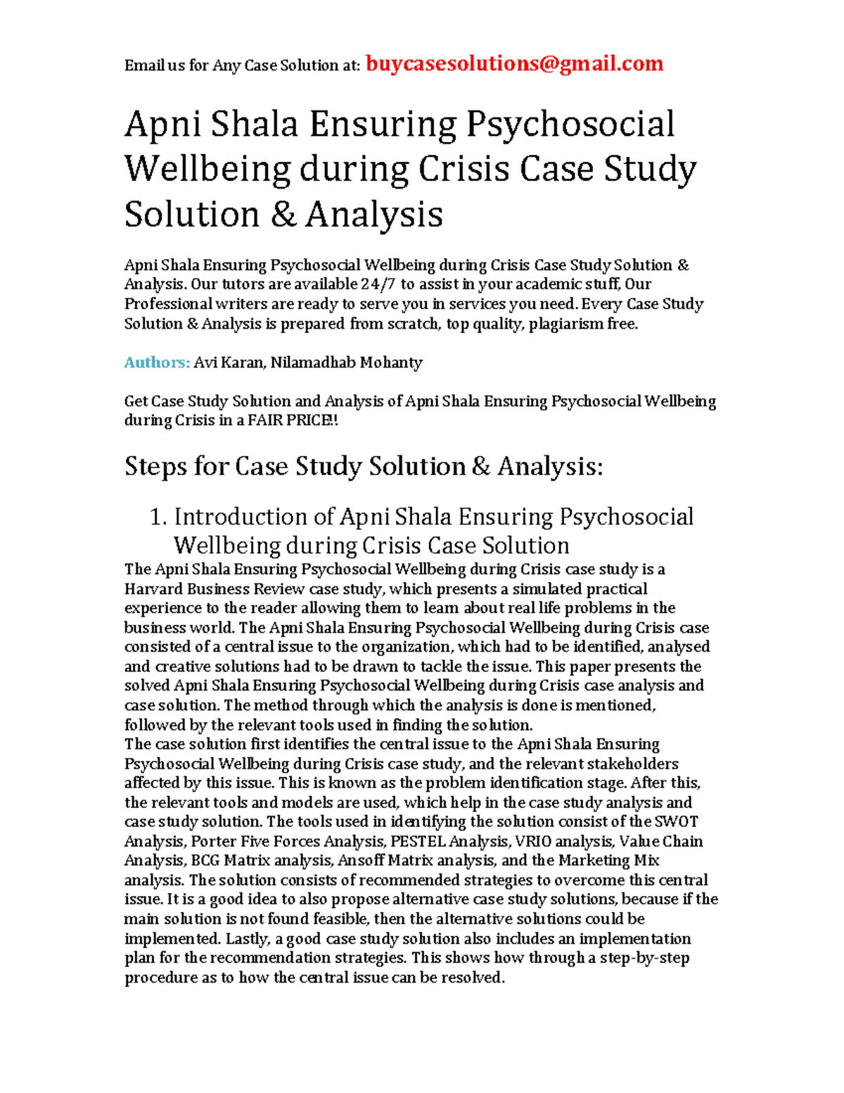 Apni Shala Ensuring Psychosocial Wellbeing during Crisis Case Study ...