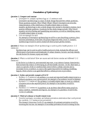 Module 7 Task updated - Assignment 100% - Module 7 Suppose that 6 adults die because of a drug ...