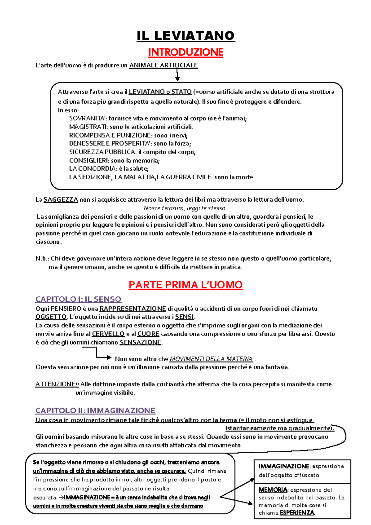 Il-leviatano-hobbes 1 - IL LEVIATANO INTRODUZIONE L’arte dell’uomo è di ...