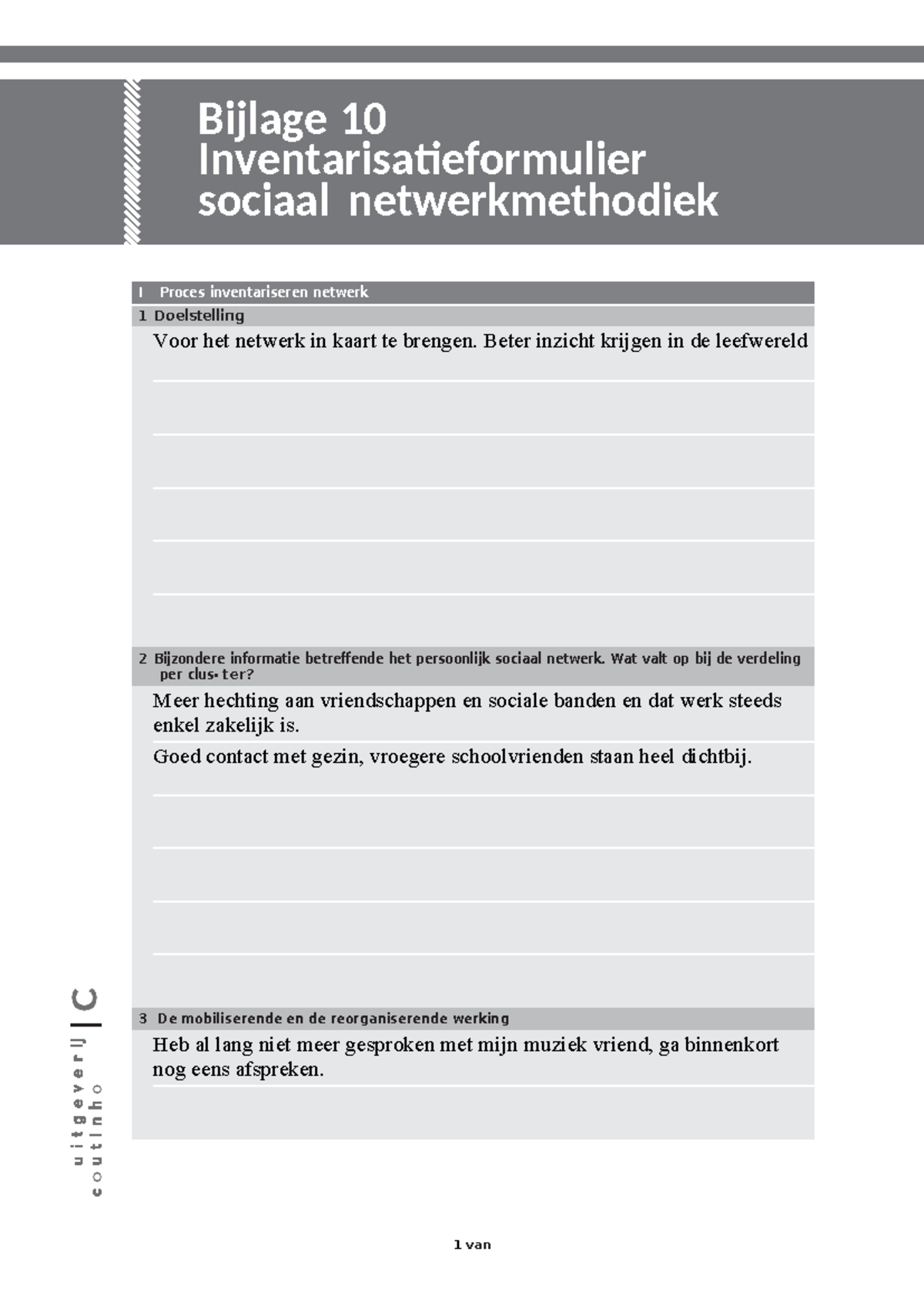 Scheffers-Bijlage-10 - Bijlage 10 Inventarisatieformulier sociaal ...