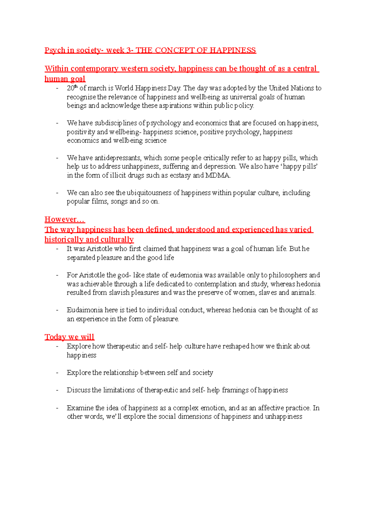 Psych in society - assessment - Psych in society- week 3- THE CONCEPT ...