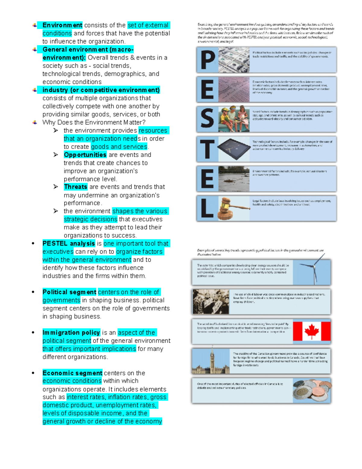 REbyuwer stratman chapter 3 - Environment consists of the set of external conditions and forces ...