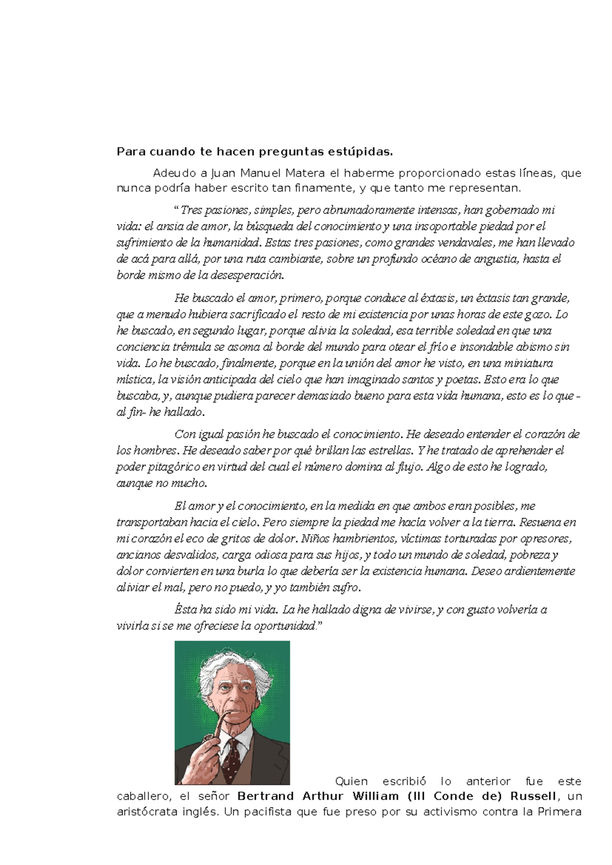 Preguntas estúpidas - rescatado de la unlp - Para cuando te hacen ...