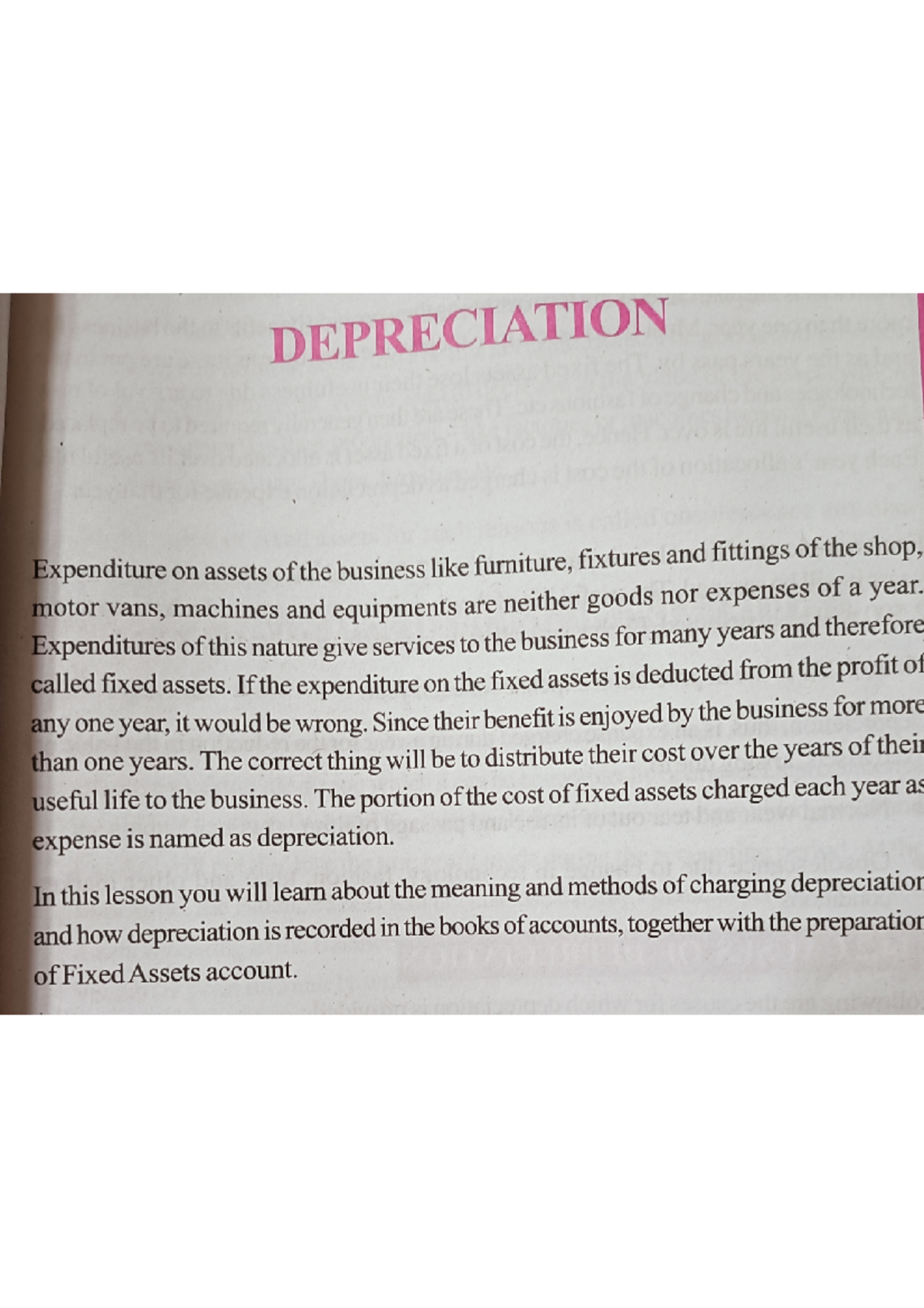 Depreciation notes - Its lecture note - Financial Accounting - Studocu