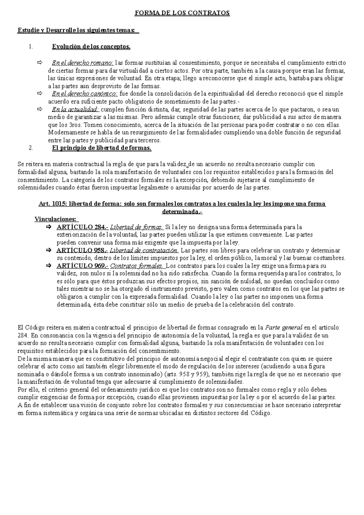 Contratos - Forma-DE-LOS- Contratos - FORMA DE LOS CONTRATOS Estudie y ...