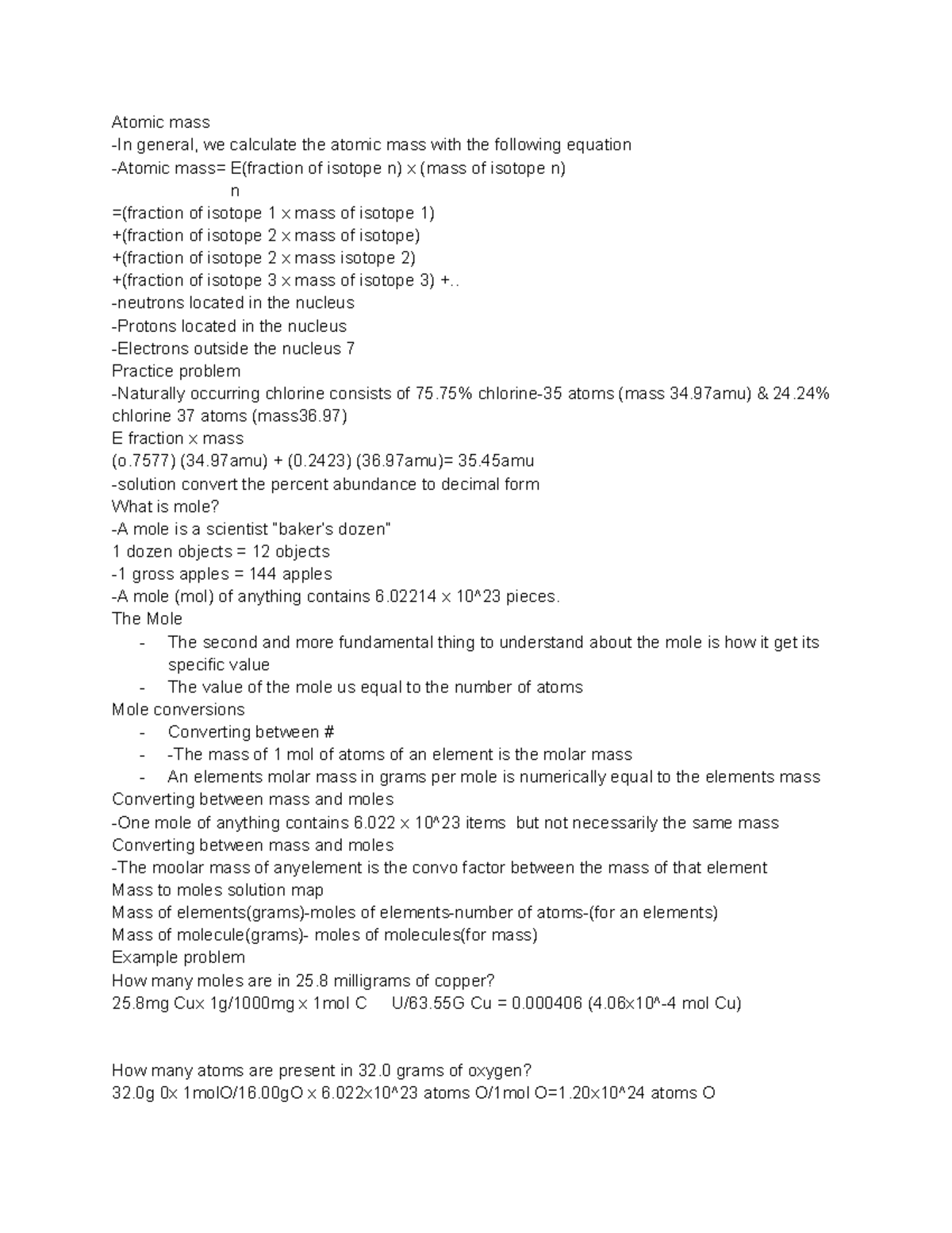 Chem Lect Notes 4 - The lecture For Chemistry 1A consists of multiple ...