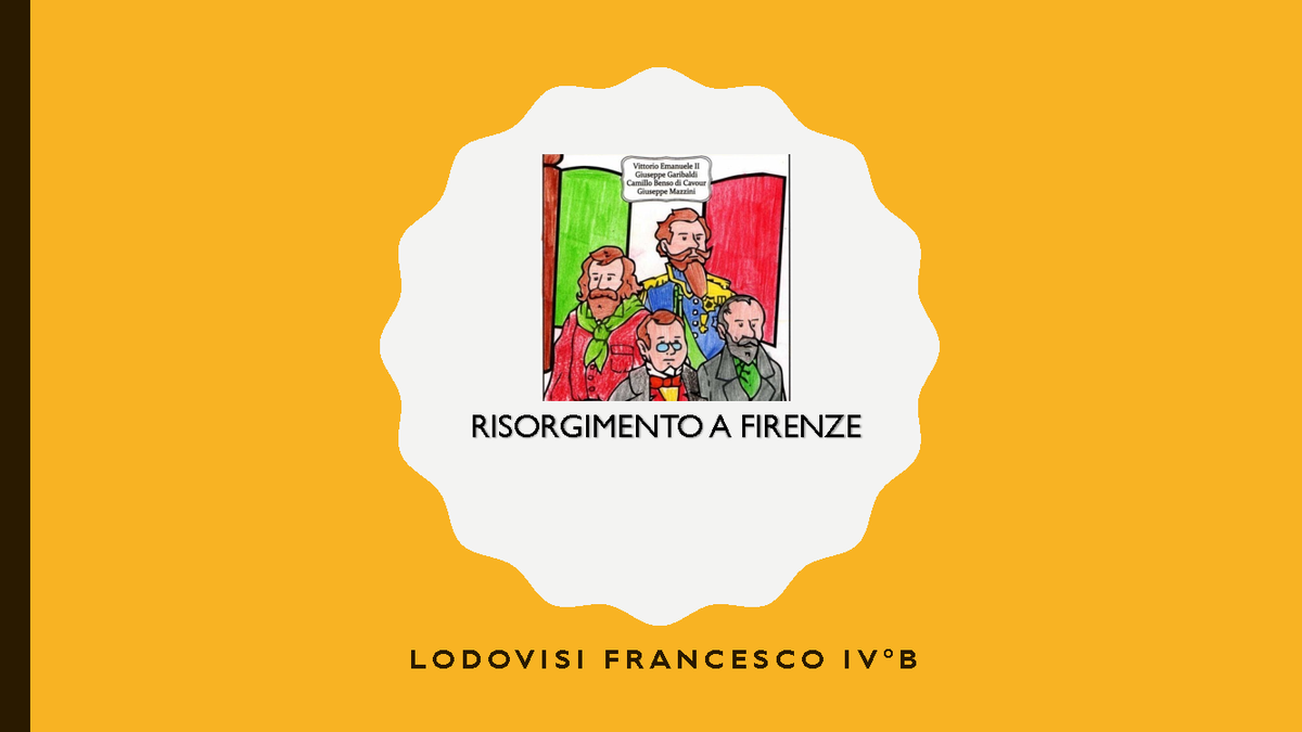 Il Risorgimento A Firenze - L O D O V I S I F R A N C E S C O I V ° B ...