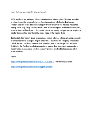 SCM Unit 6 push and pull - Push and Pull strategies about Supply Chain ...