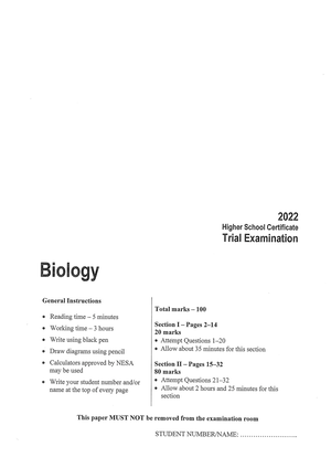 YEAR 11 BIO Notes FULL - biology full syllabus prelim - YEAR 11 BIOLOGY ...