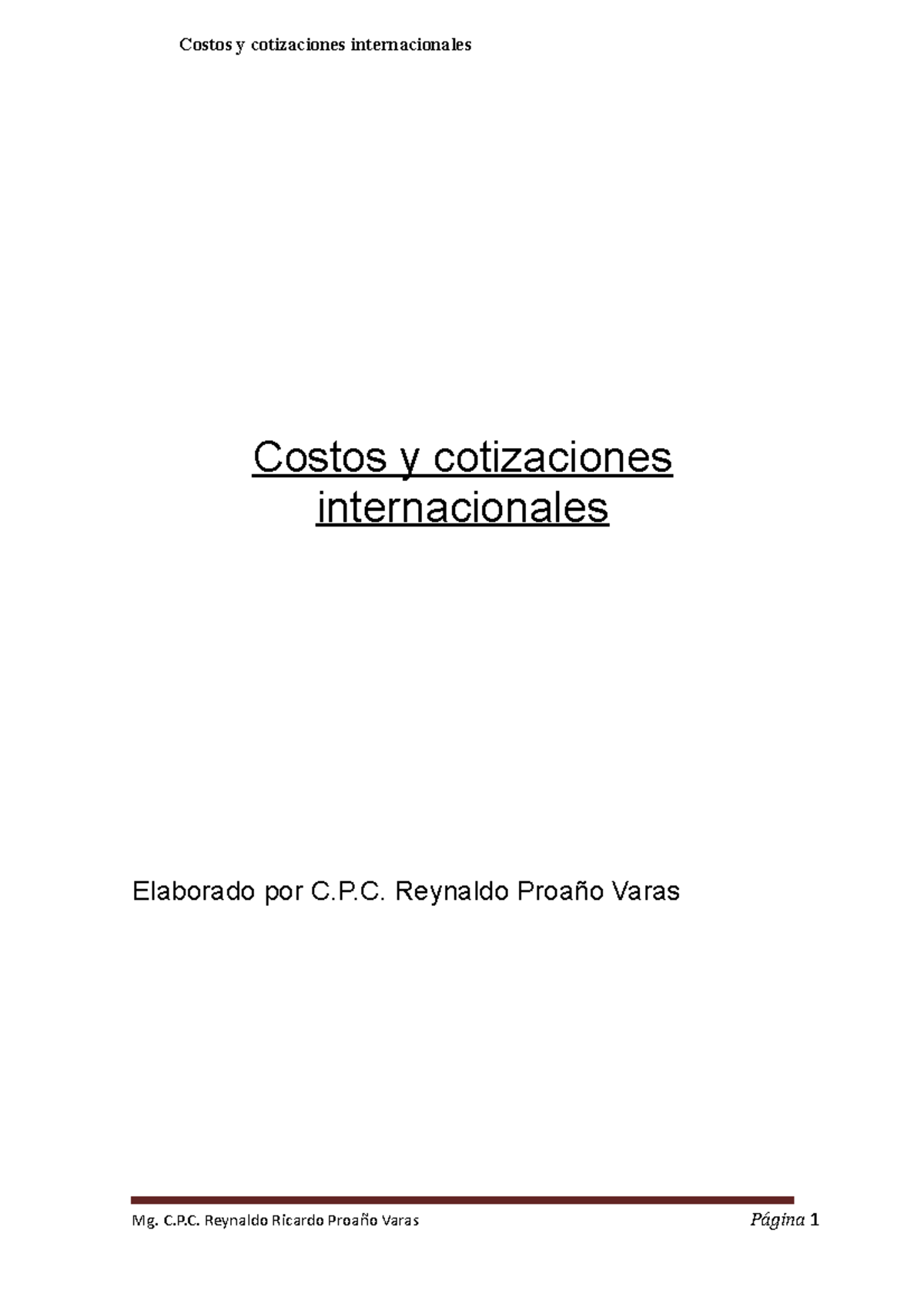 Costos y cotizaciones internacionales material de lectura - Costos y cotizaciones ...