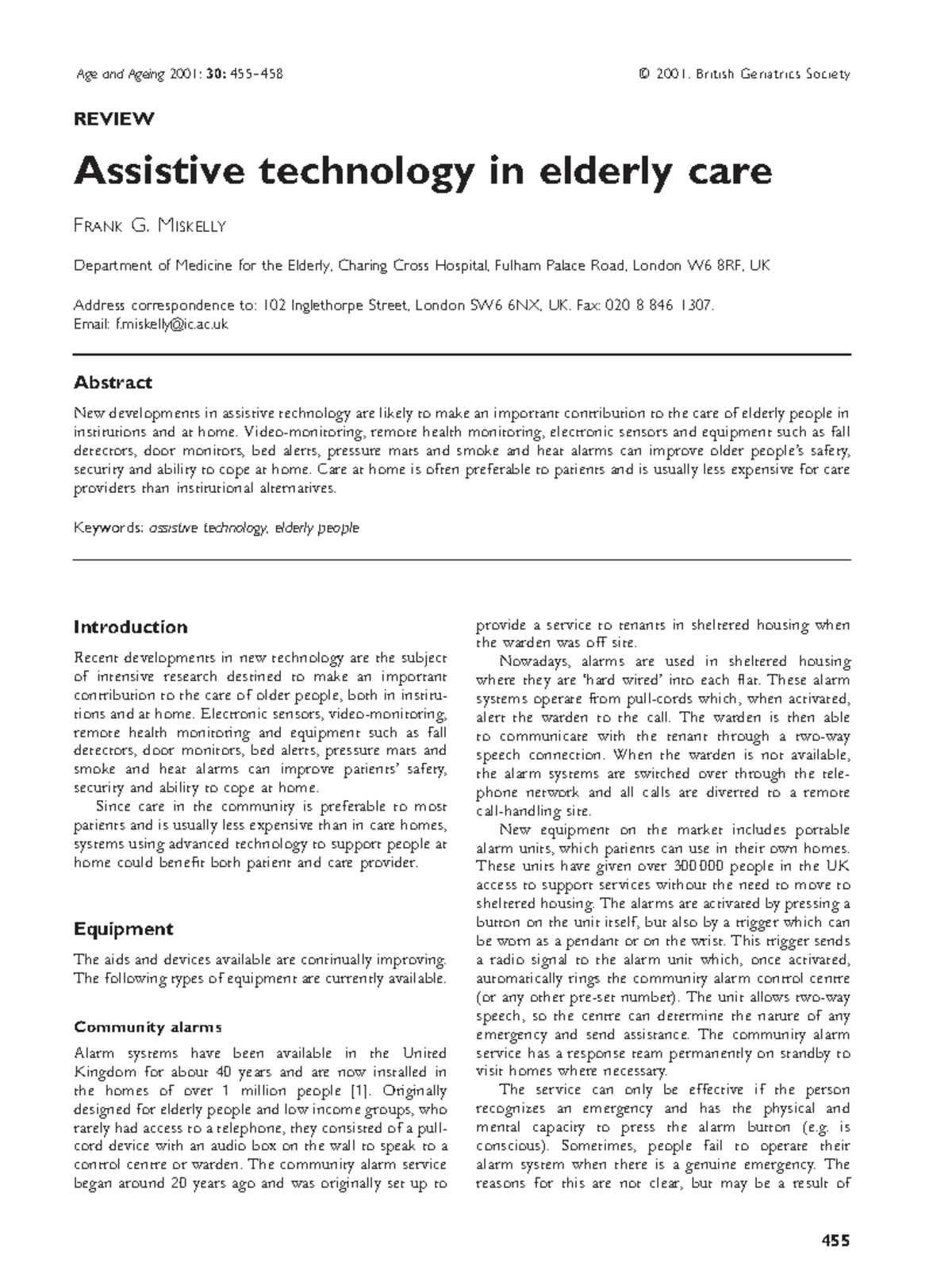 Ageing%2F30 - new syllabus - REVIEW Assistive technology in elderly ...