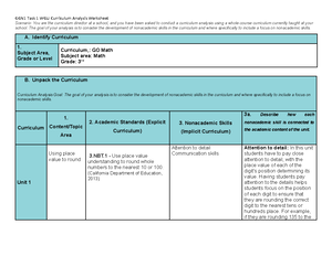 D630 Task 4 curriculum Map - WGU Curriculum Map Template Subject Area ...