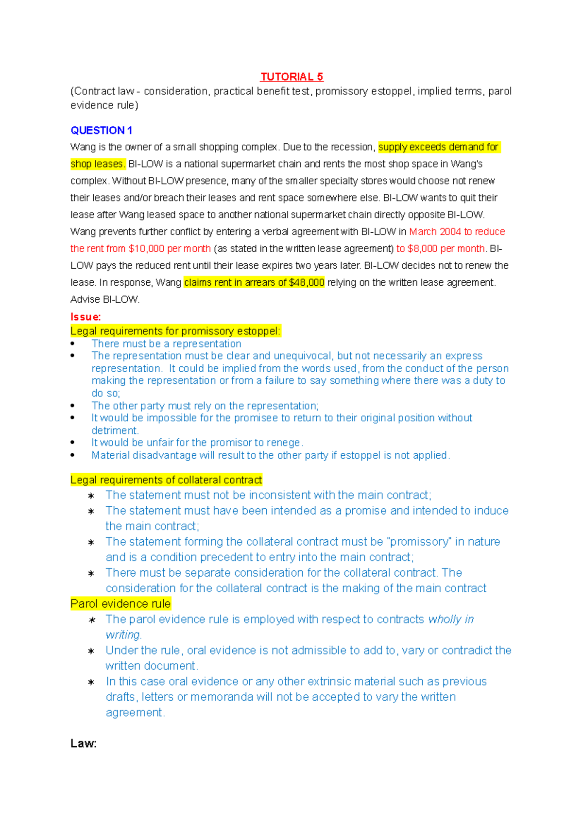 Tutorial 5 - 1004GIR - Griffith - Studocu
