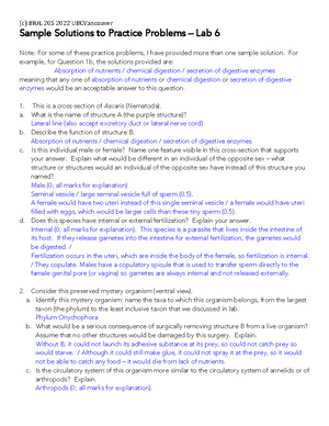 BIOL 205 Lab Manual 2022 Intro and Lab 1 - iii Biology 205 Lab: Introduction Teaching Lab ...