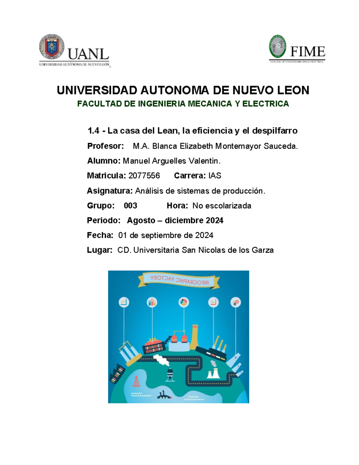 1.4 - La casa del Lean, la eficiencia y el despilfarro (2077556 ...