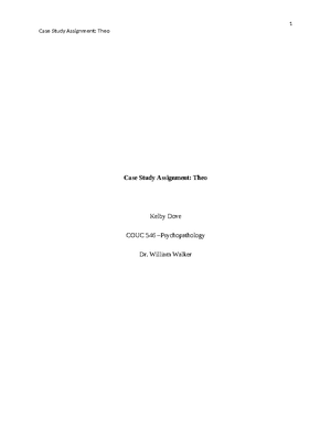 Benchmark Exploring Reliability and Validity Assignment Instructions - COUC 521 BENCHMARK ...