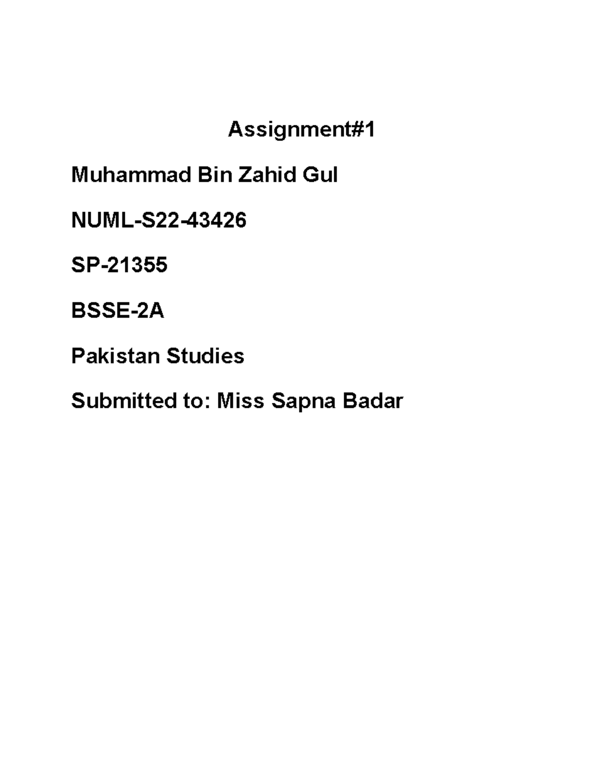 PST 1 - assignment on muslim society and sir syed in sub continent ...