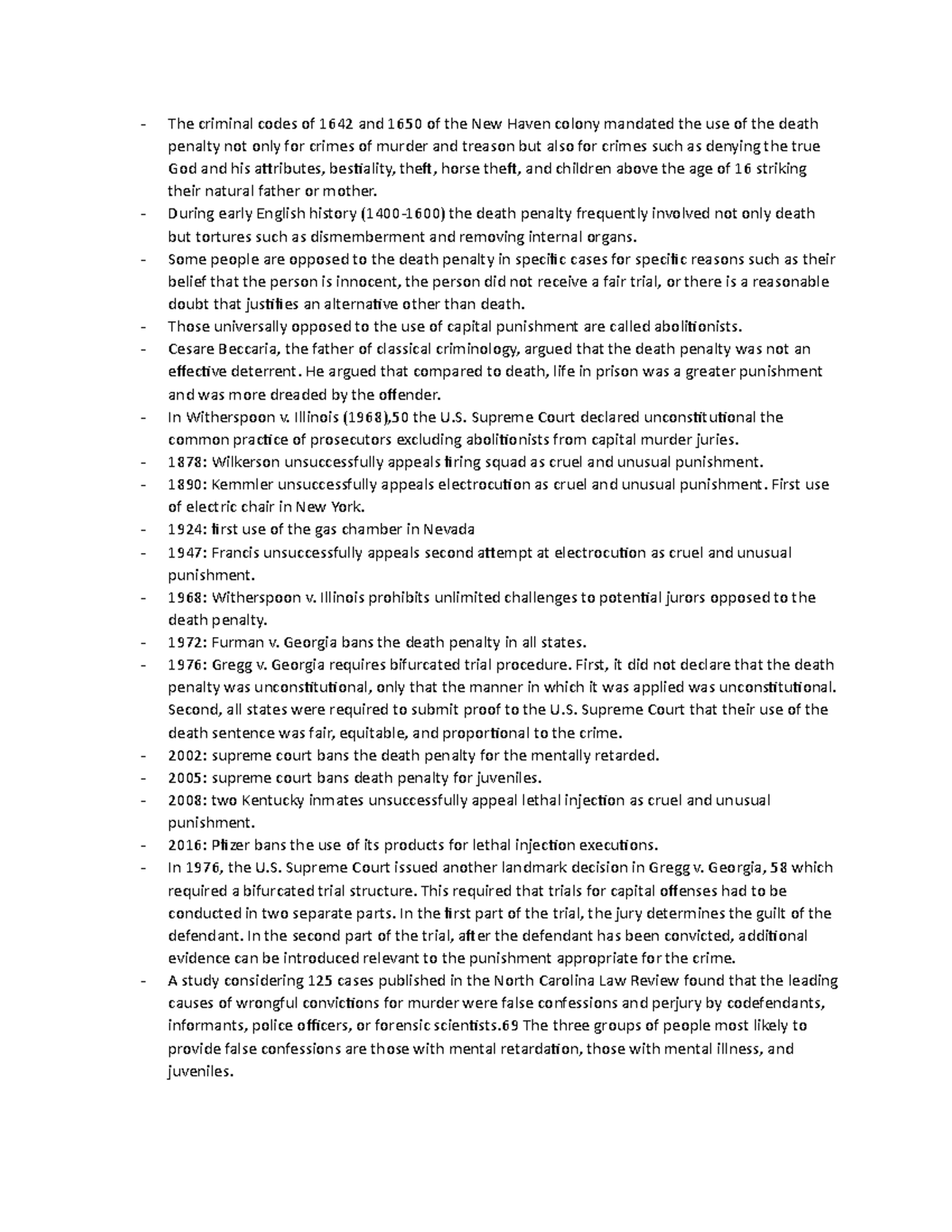 CJ 9 pg. 205-210 - Criminal code, the different supreme court cases ...
