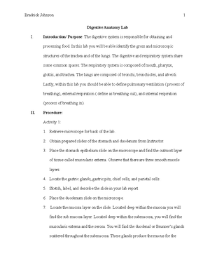 Labster Lab Report - Cell Structure - Cell Theory - Virtual Lab Report Cell Structure: Cell ...