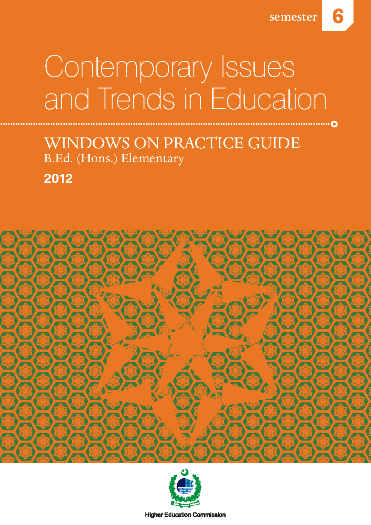 Contemporary issues and trends in education - semester 6 Contemporary ...