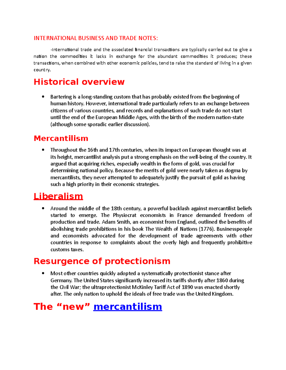 International Business AND Trade - INTERNATIONAL BUSINESS AND TRADE ...